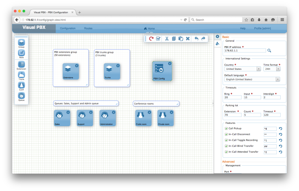 Visual PBX | Apstel LLC