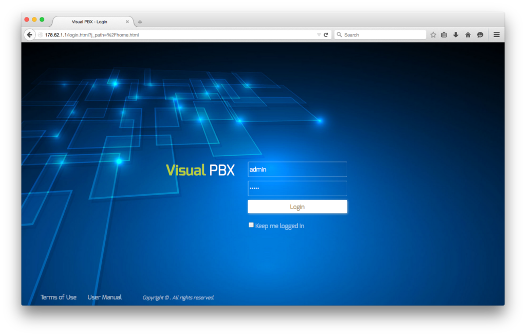 Visual PBX Quick Start Guide | Apstel LLC